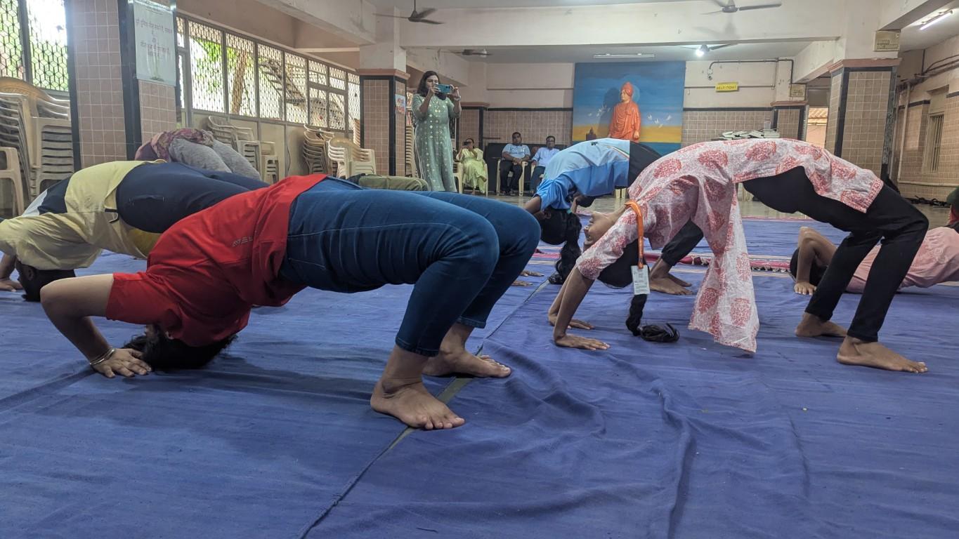 Yog Divas 2025 - Chembur Sarvankash Shikshan Shastra Mahavidyalaya