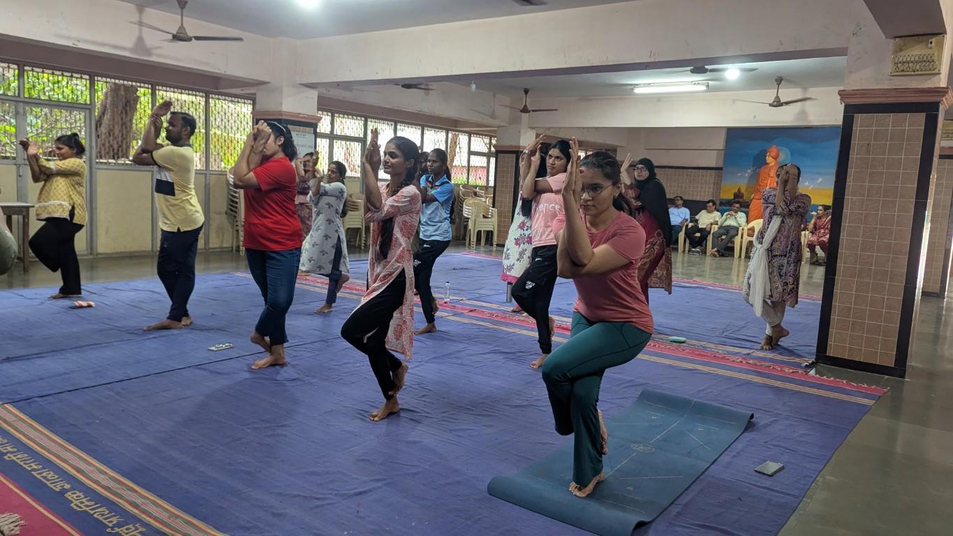 Yog Divas 2025 - Chembur Sarvankash Shikshan Shastra Mahavidyalaya